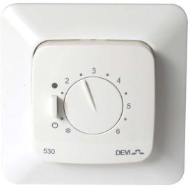 Devi Devireg 530 zemapmetuma elektriskais termoregulators ar grīdas sensoru 3m, 15A (140F1032 ...