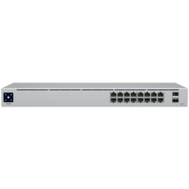 Ubiquiti Switch 16 PoE Komutators Pelēks (USW-16-POE) | prof.lv Viss Online