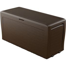 Keter Samoa Rattan Storage Box 117x45x57cm, Brown (17209570) | prof.lv ...