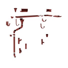 Ruukki lietus ūdensnoteku sistēma Ø 125/90mm (RR29) | prof.lv Viss Online