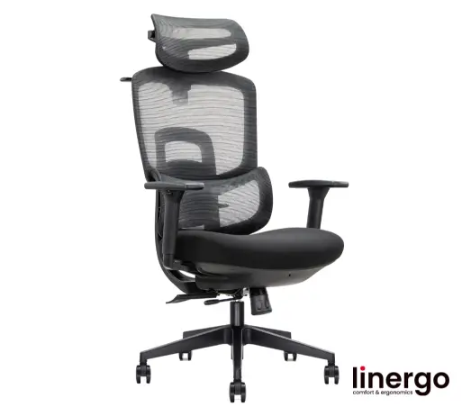 Linergo Spark ERGO Office Chair, Black | prof.lv Viss Online