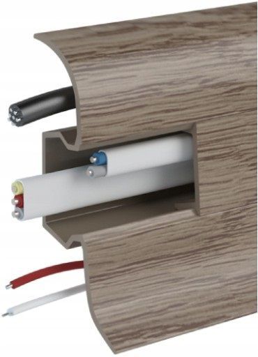 Vox Smart Flex PVC plastmasas grīdas līste 55mm | prof.lv Viss Online